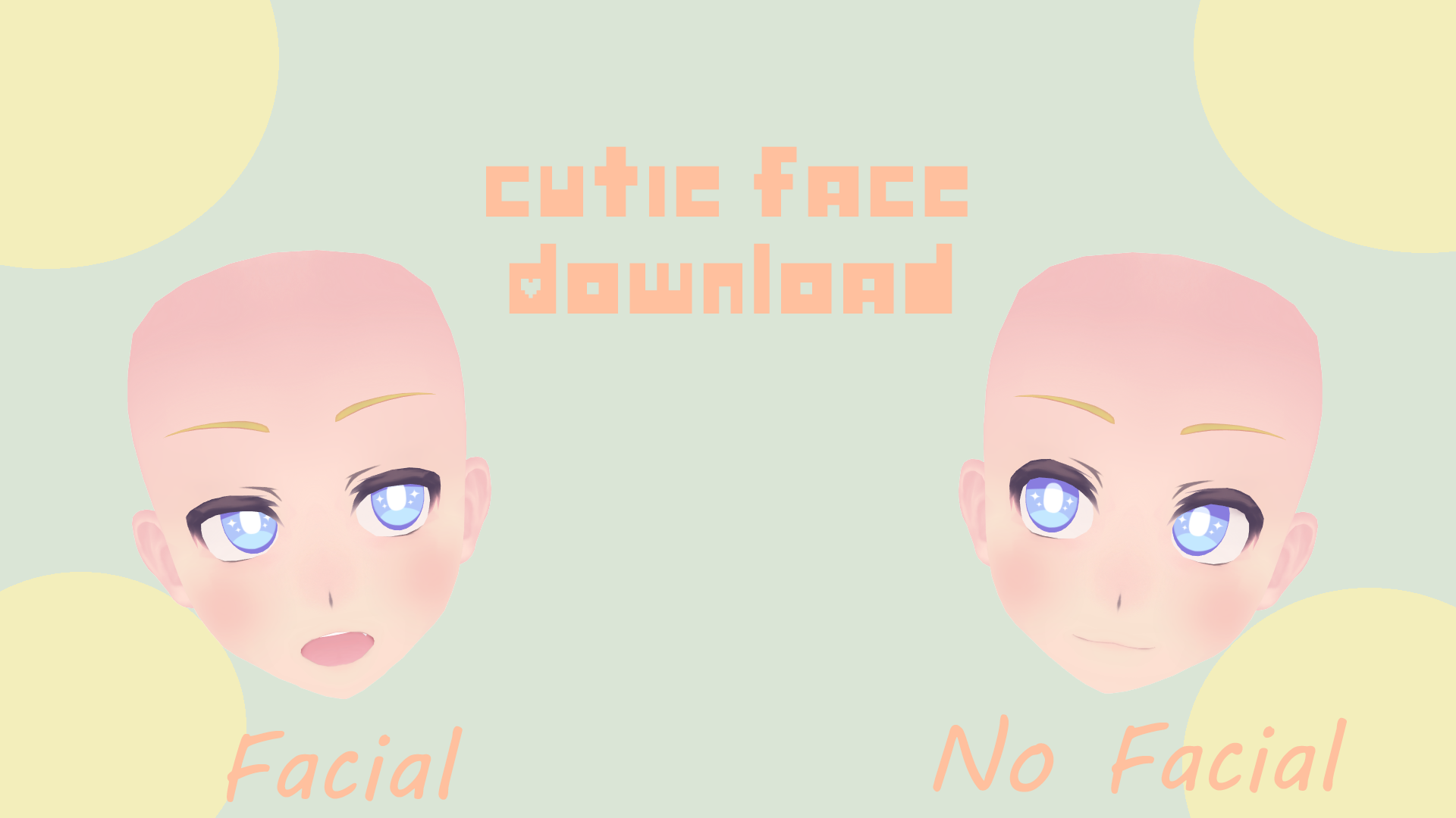 {MMD} Male Cutie Face {Download} by SweetFallenHoney on DeviantArt