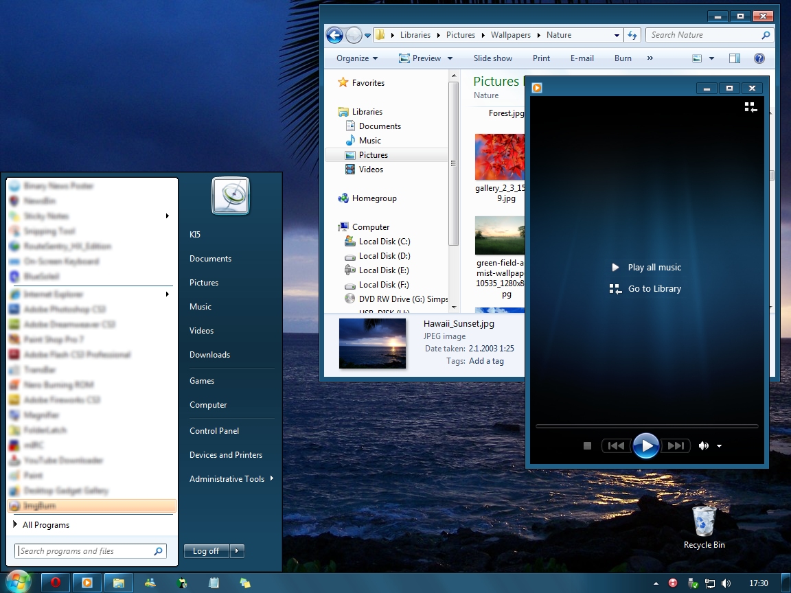 Windows 7 Basic Dark Blue by Kipet on DeviantArt