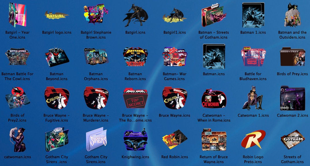 Batman Comic folders by CBDave on DeviantArt