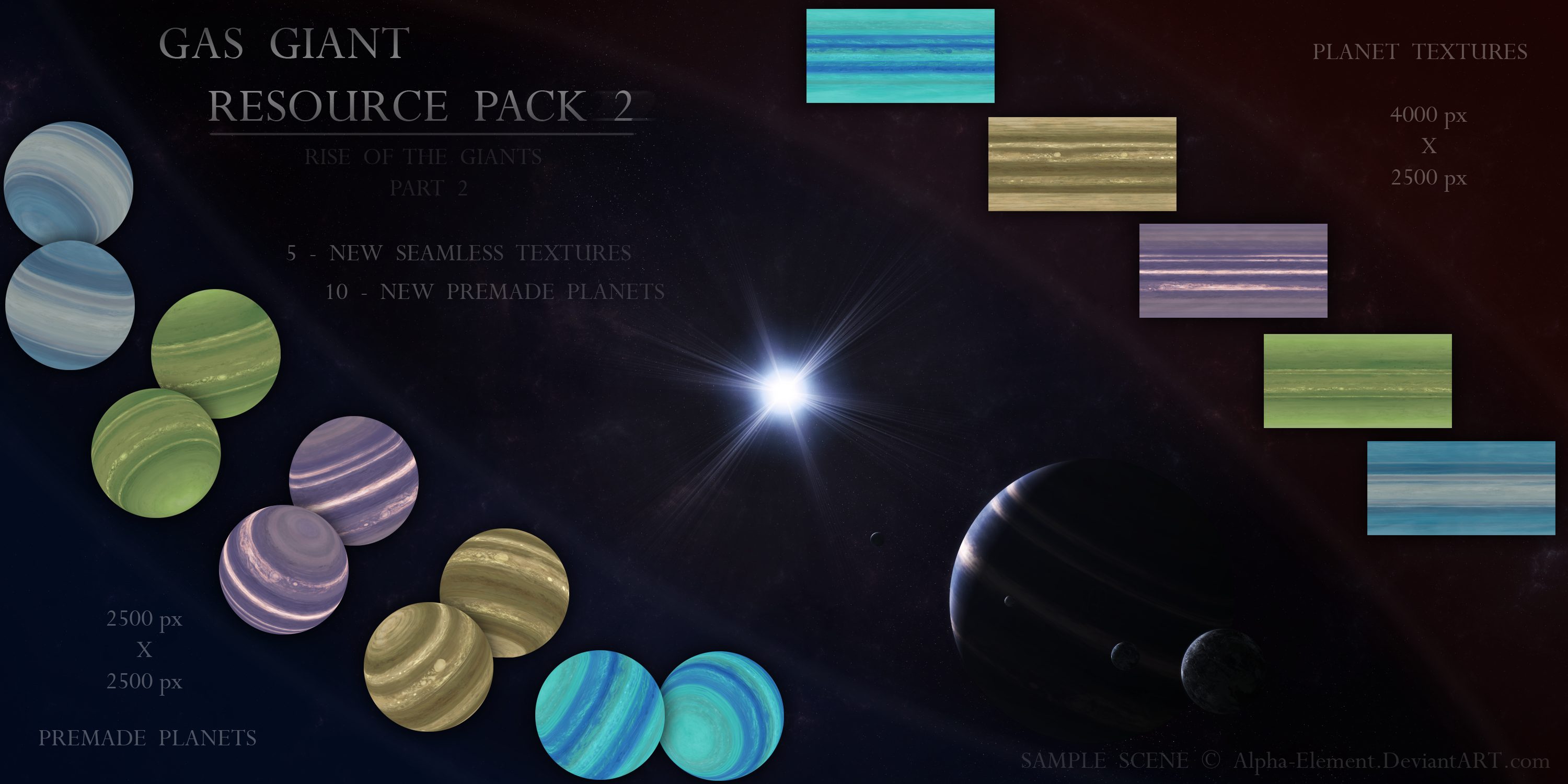Gas Giant Resource Pack 2 by Alpha-Element on DeviantArt