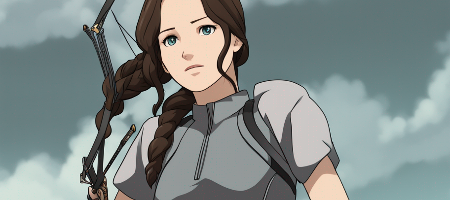 Katniss anime by Theboywiththbread101 on DeviantArt