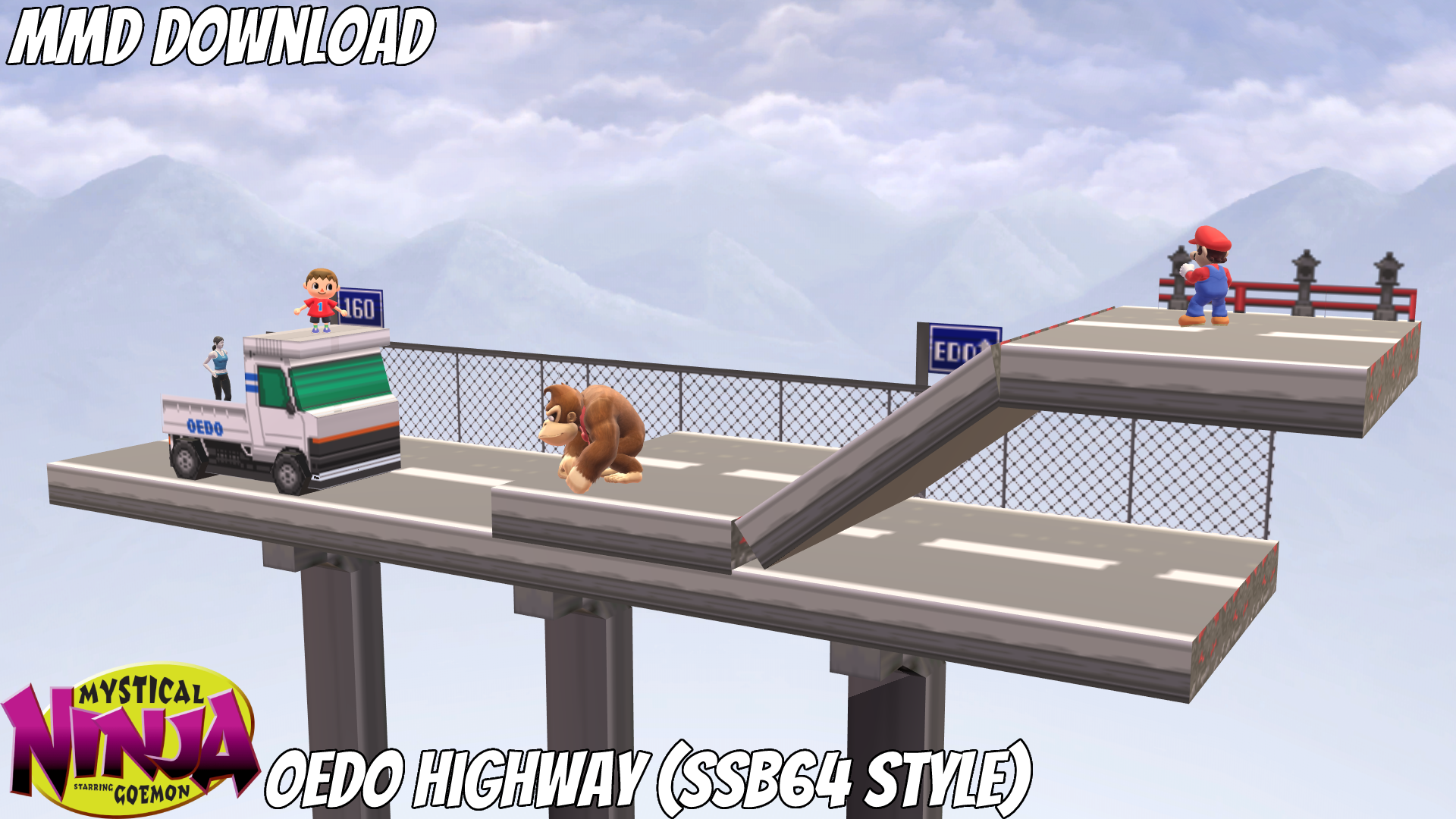 Oedo Highway (SSB64 Style) - MMD Download by TheHomingBlueStar on ...