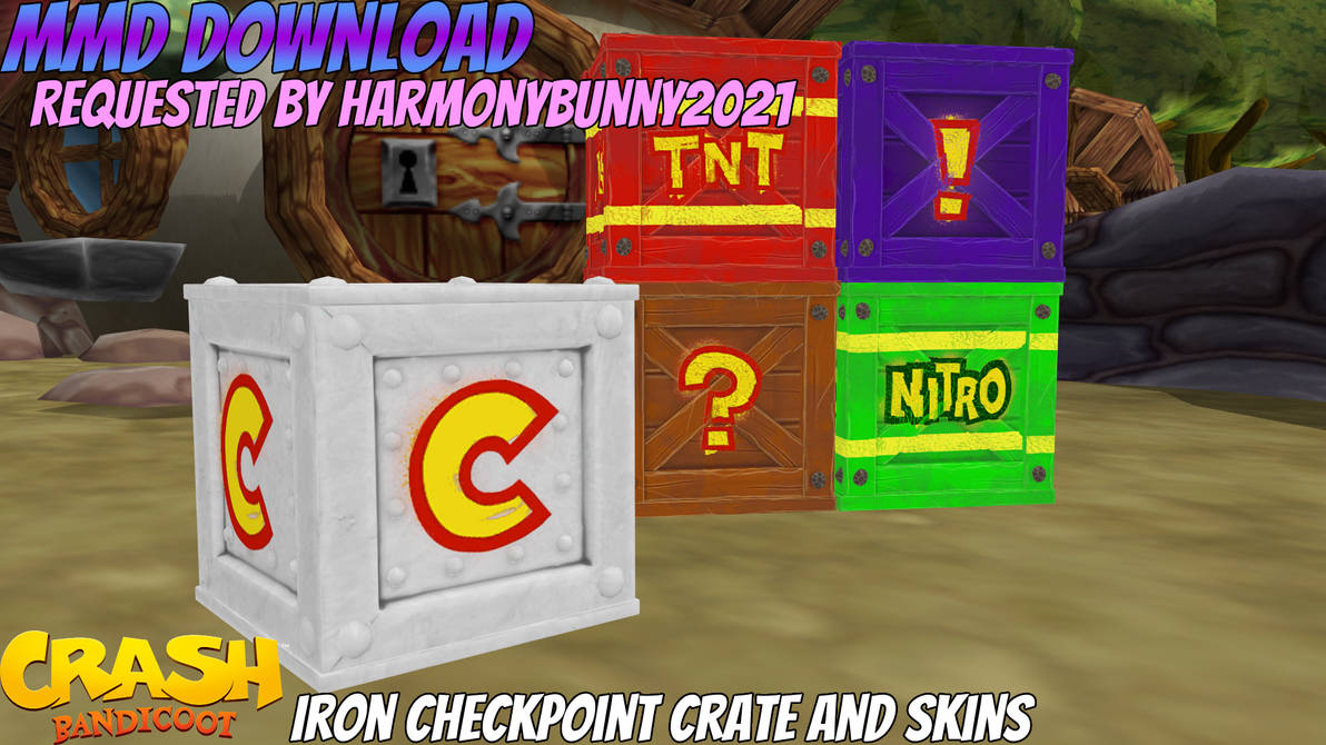 Iron Checkpoint Crate (CTRNF) - [MMD Download} by TheHomingBlueStar on DeviantArt