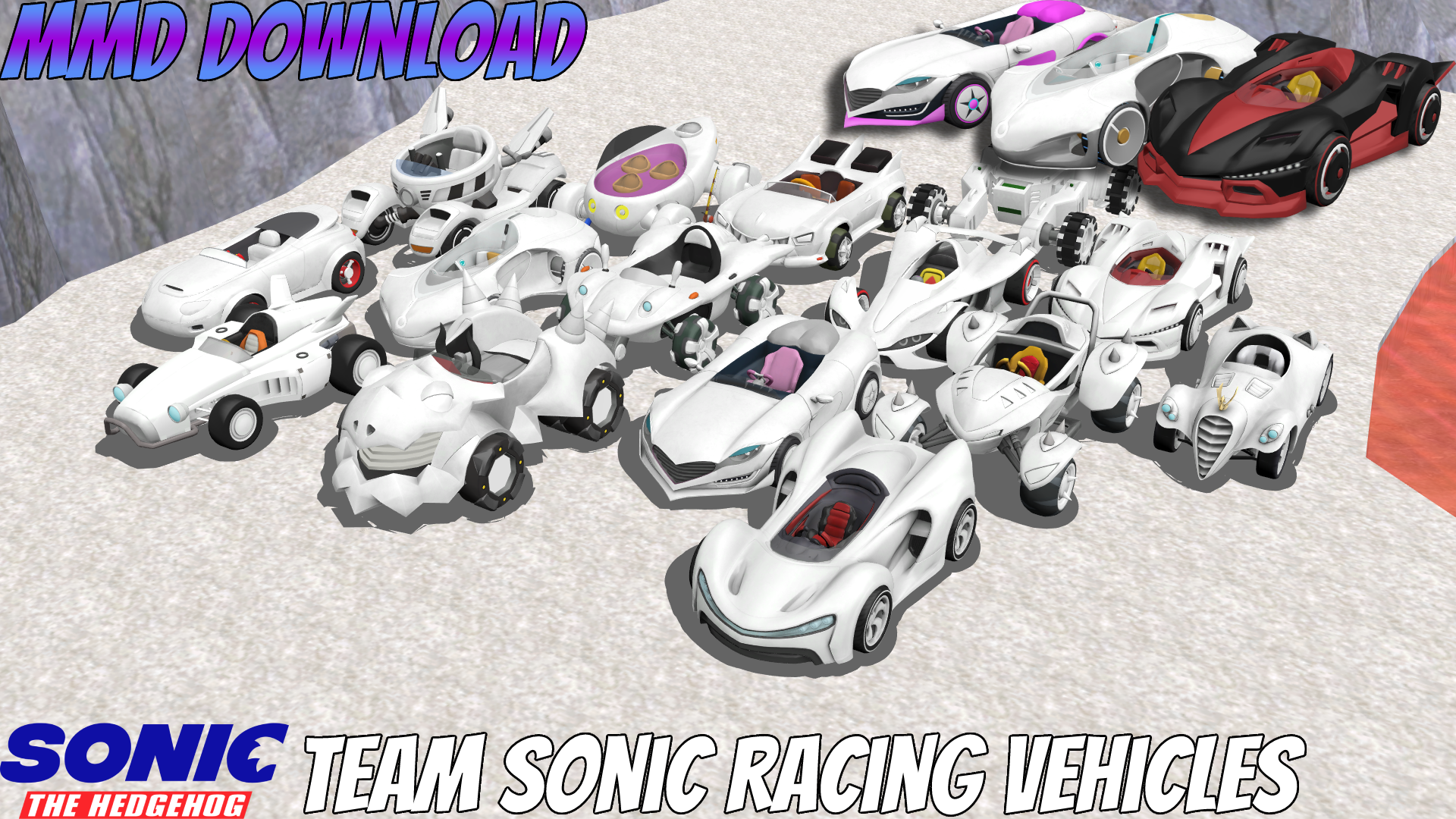 MMD Download - Team Sonic Racing Vehicles by TheHomingBlueStar on ...