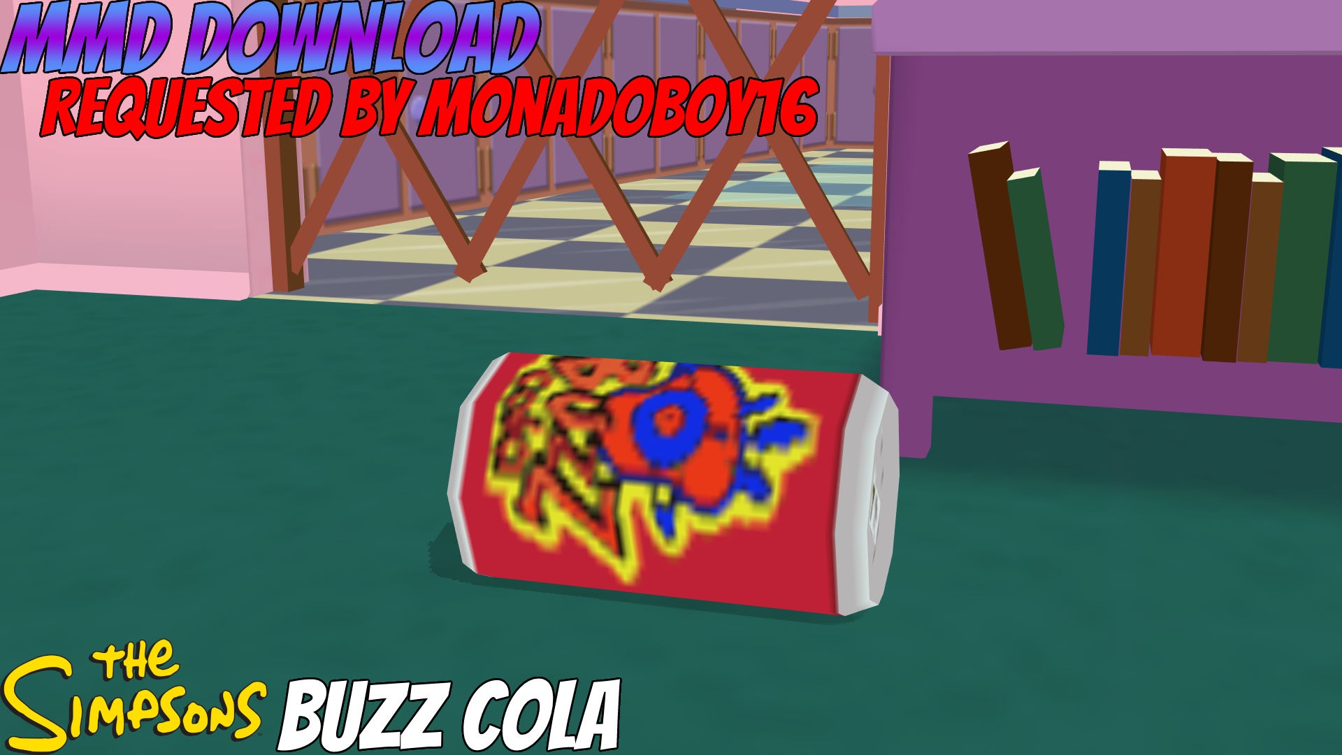 MMD Download - Buzz Cola (The Simpsons) by TheHomingBlueStar on DeviantArt