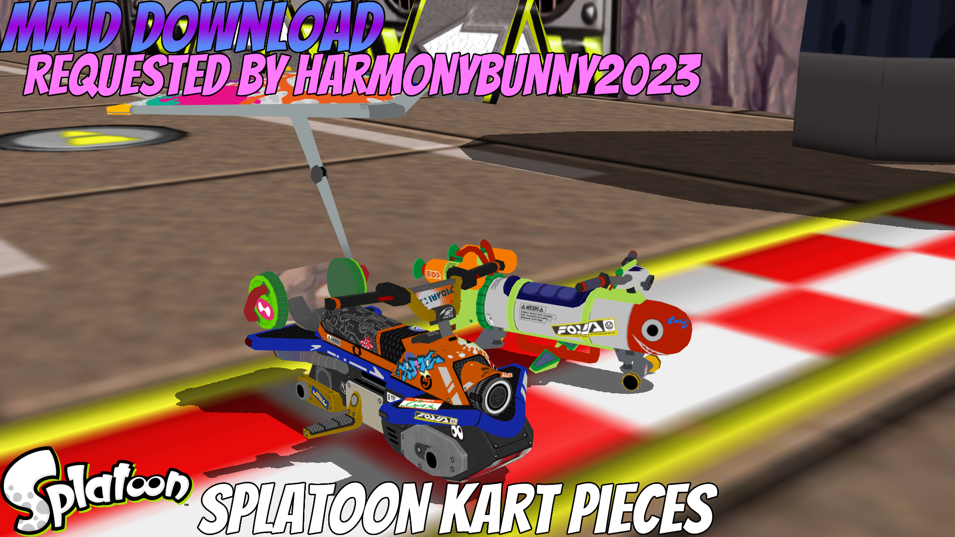 MMD Download - Splatoon MK8 Pack by TheHomingBlueStar on DeviantArt