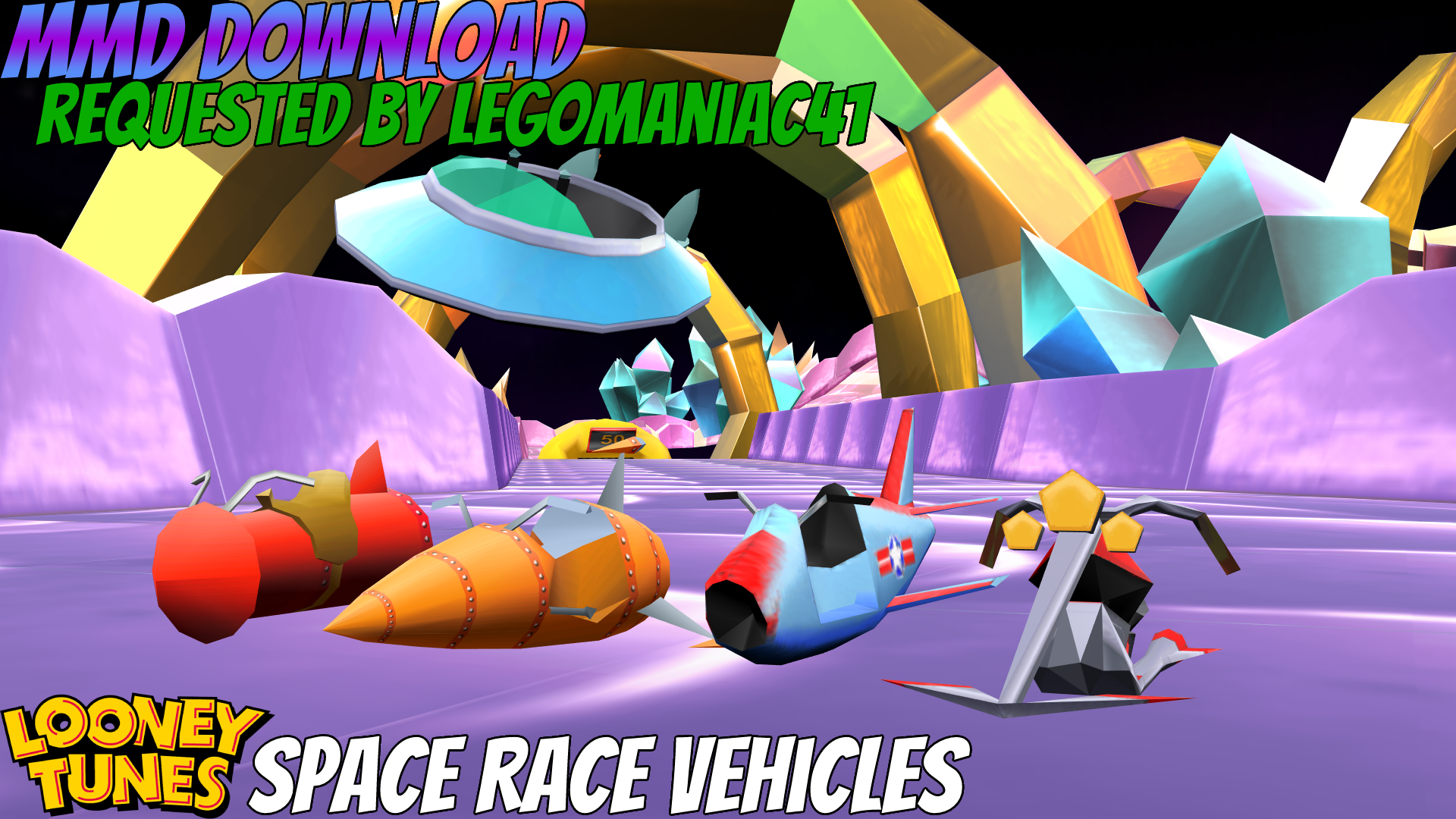 MMD Download - Looney Tunes Space Race Pack by TheHomingBlueStar on ...