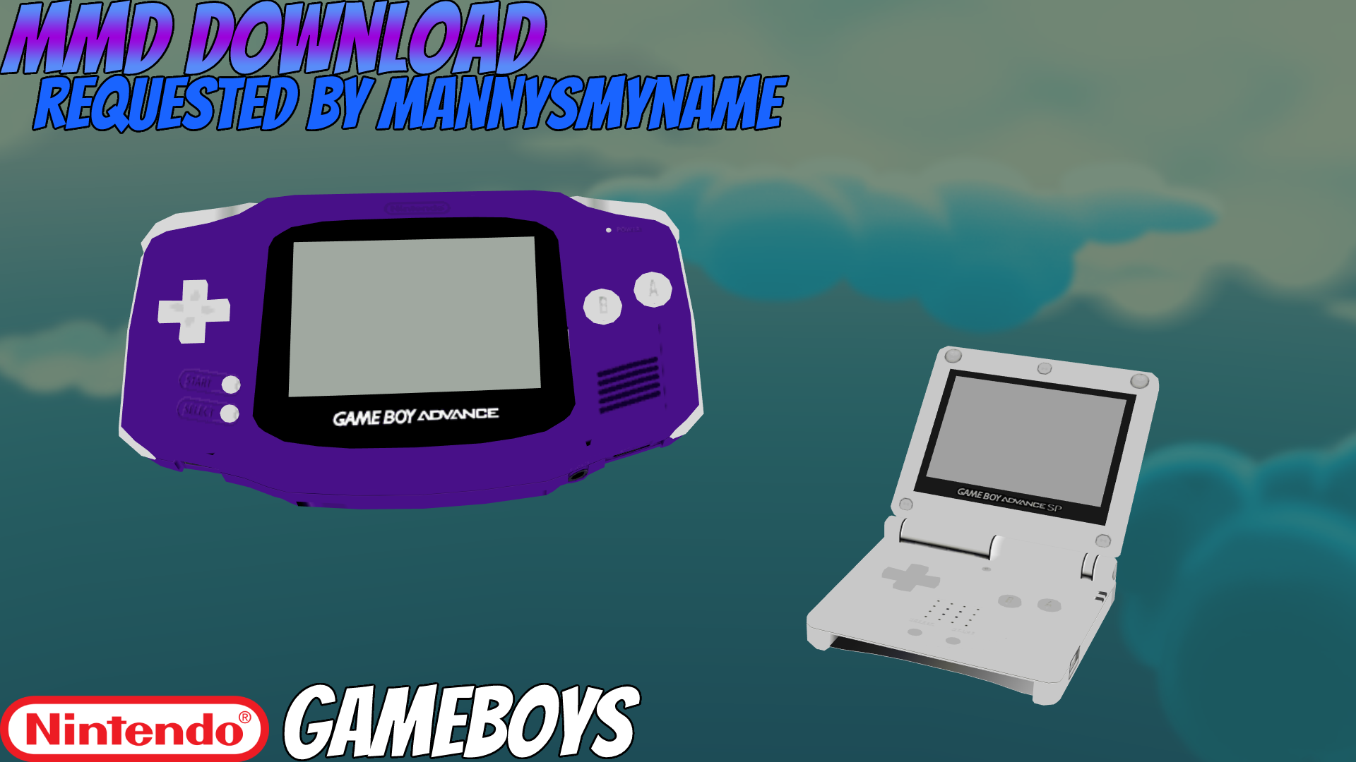 MMD Download - Gameboy Pack by TheHomingBlueStar on DeviantArt