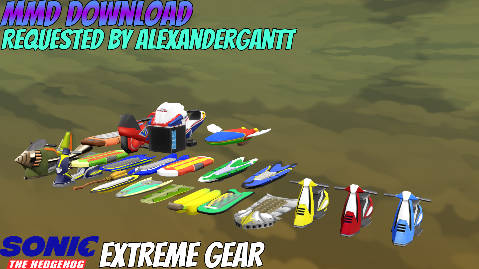 MMD Download - Extreme Gear (Sonic Riders) by TheHomingBlueStar on ...