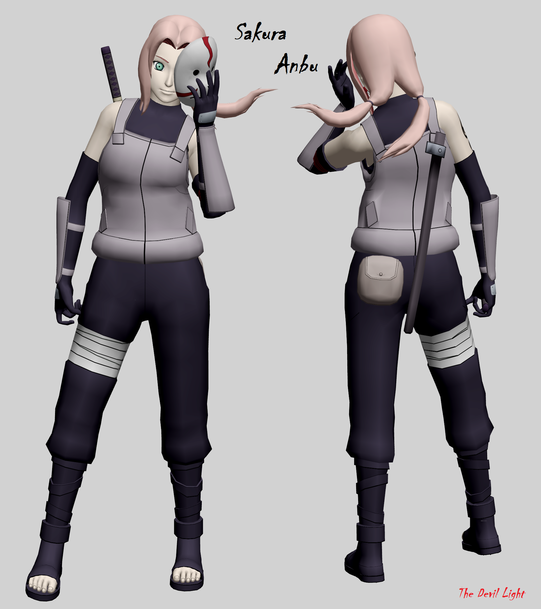 Sakura Anbu Mod by Lightningfarrondevil on DeviantArt