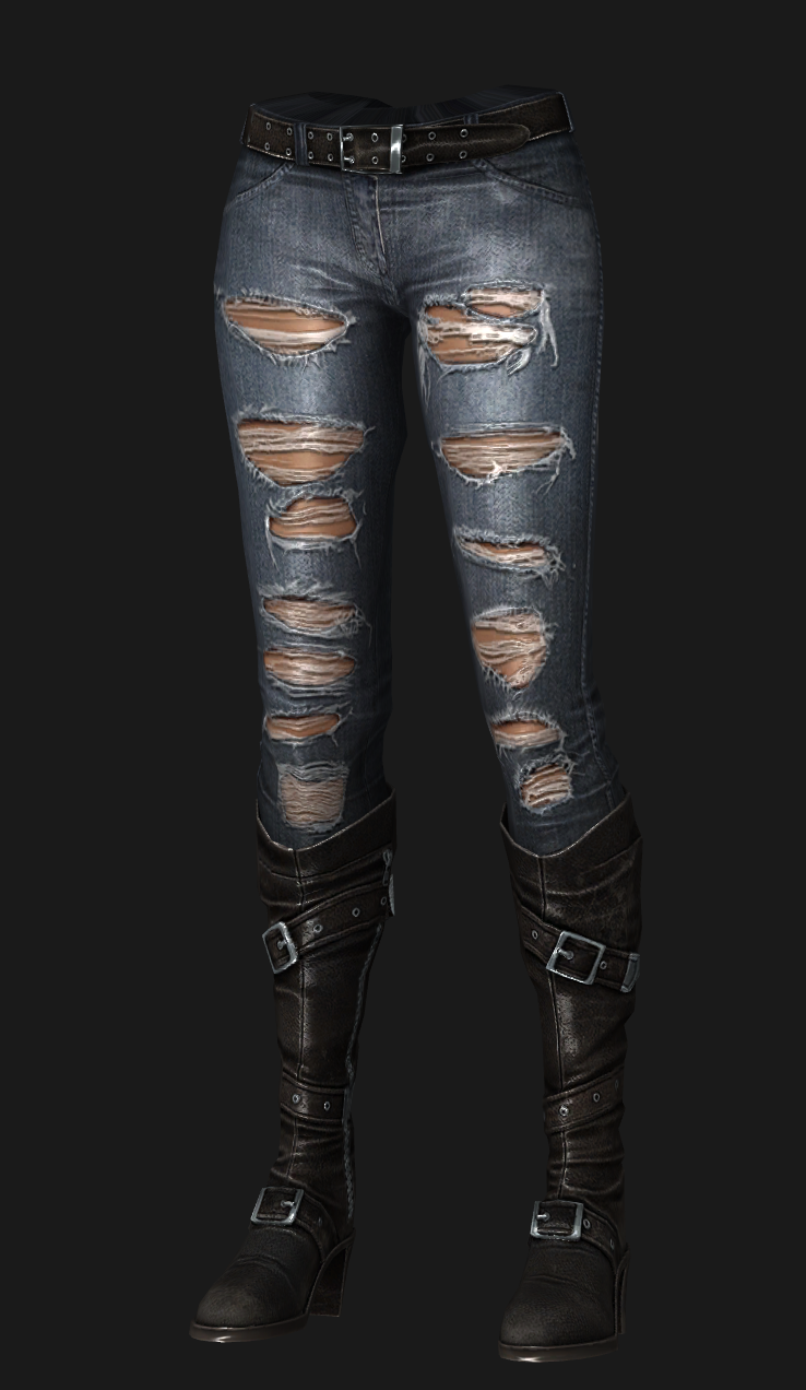 torn pants and boots by Lightningfarrondevil on DeviantArt