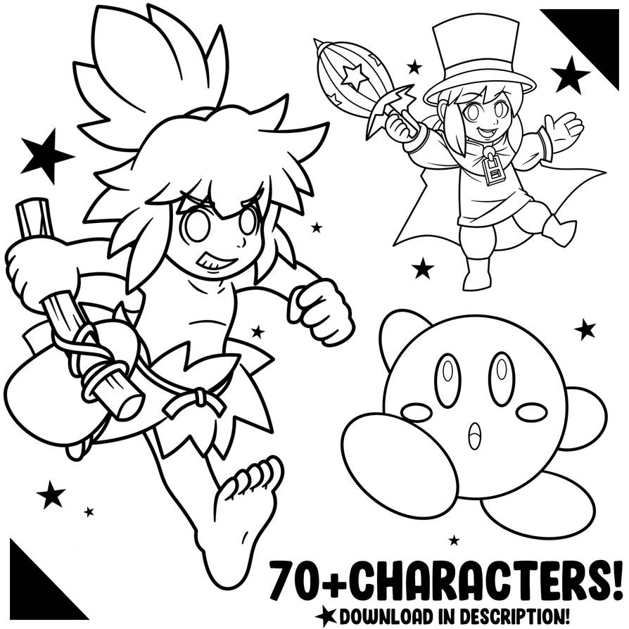 Download: Line Art Pack 2024 by XBuster-Zero on DeviantArt