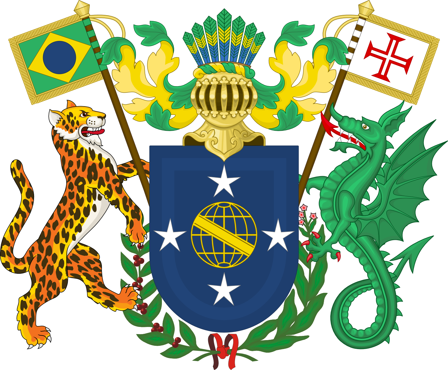 Brazil coat of arms by Leoninia on DeviantArt
