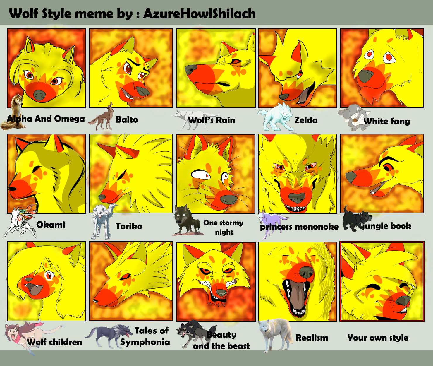 Wolf Style Meme With Rubia by Kolivares on DeviantArt