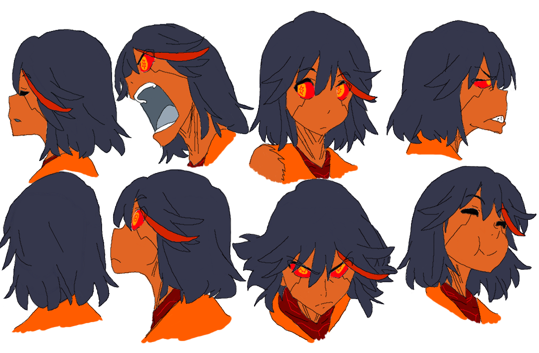 More faces of Scombine 237/Ryuko Matoi by Grox9909 on DeviantArt