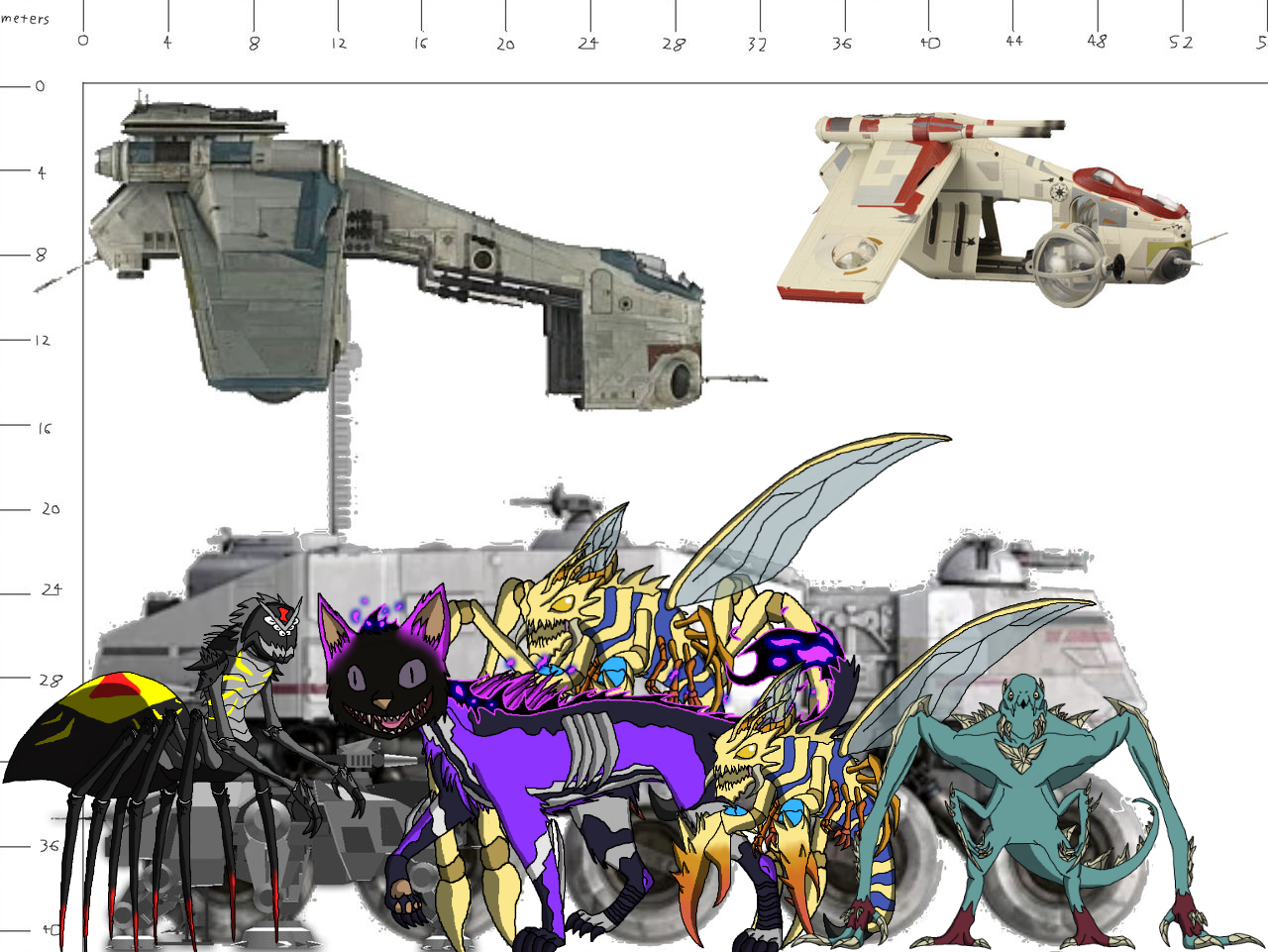 Monster!MHA OC Galactic Republic Size Chart by Grox9909 on DeviantArt