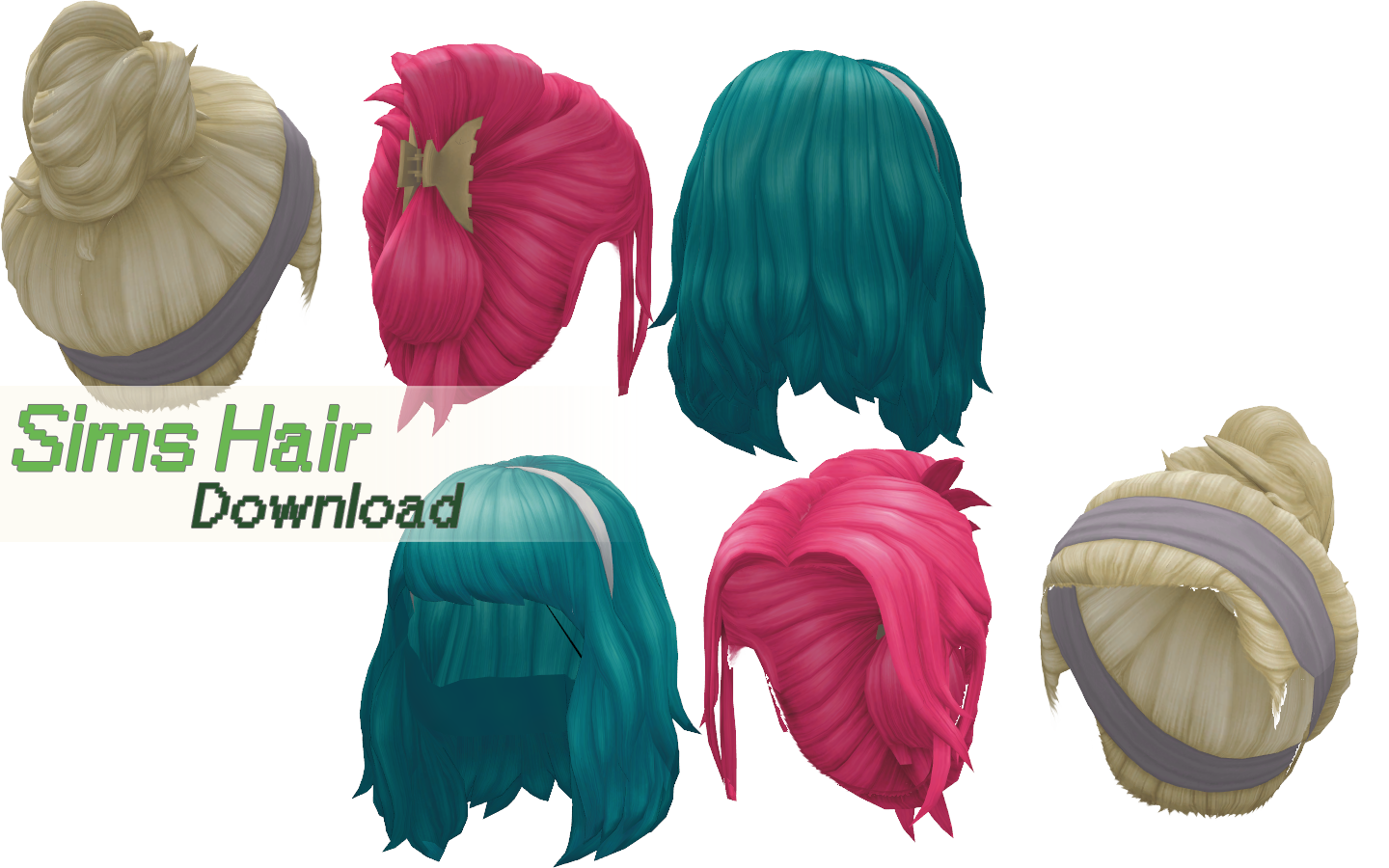 Sims Hair | Download by DeadFox-chan on DeviantArt