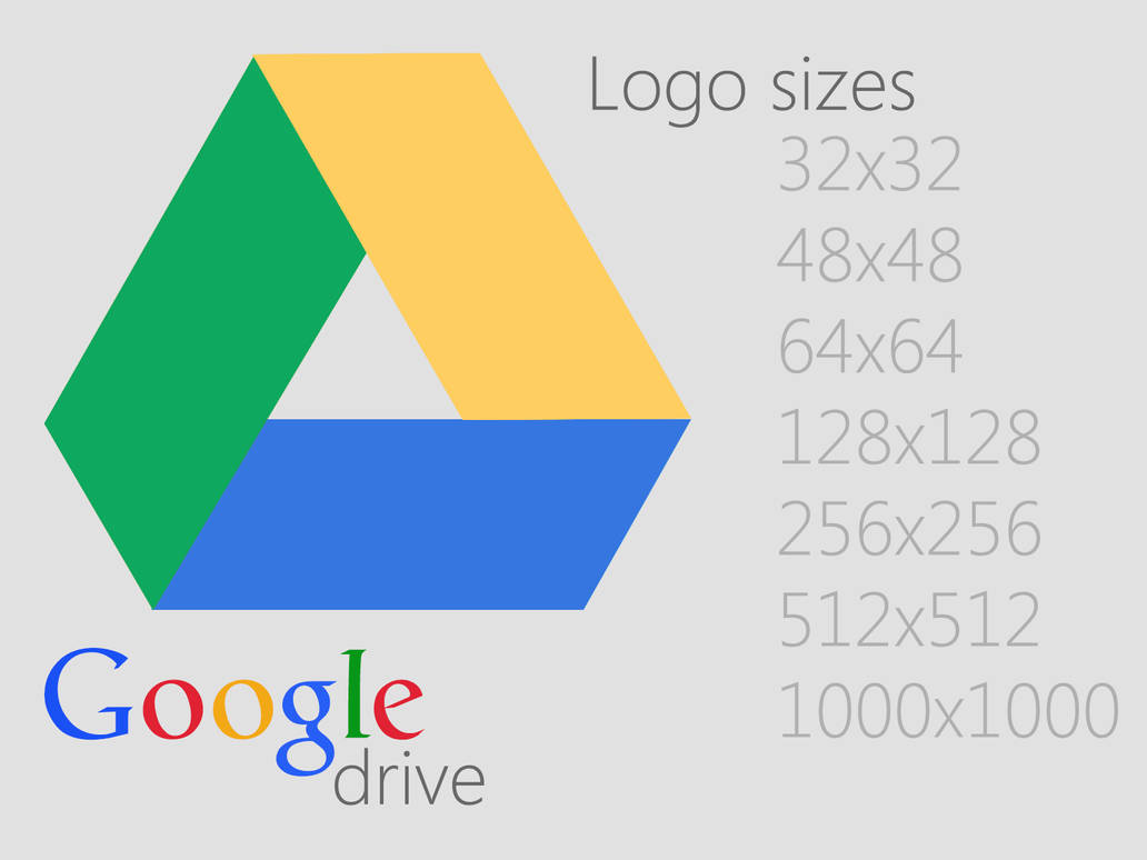 Google Drive Logo by Brebenel-Silviu on DeviantArt