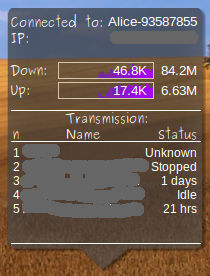 Torrent Conky Python Script by alecive on DeviantArt