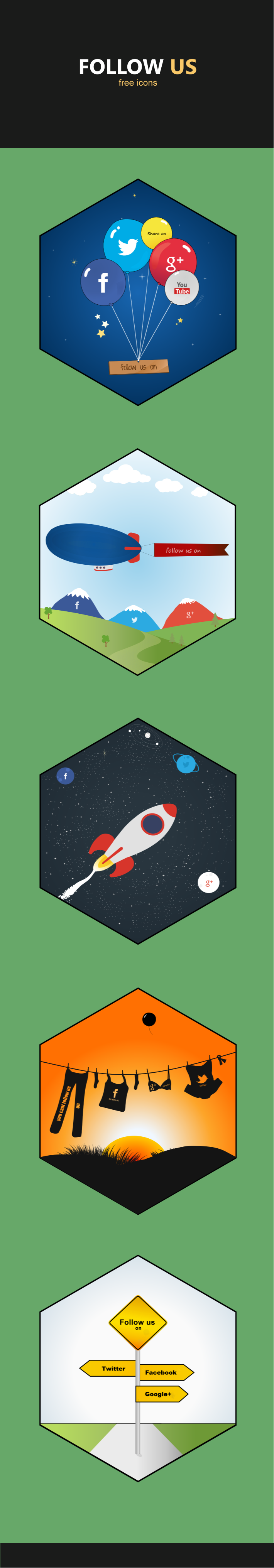 Follow us icons by jozef89 on DeviantArt