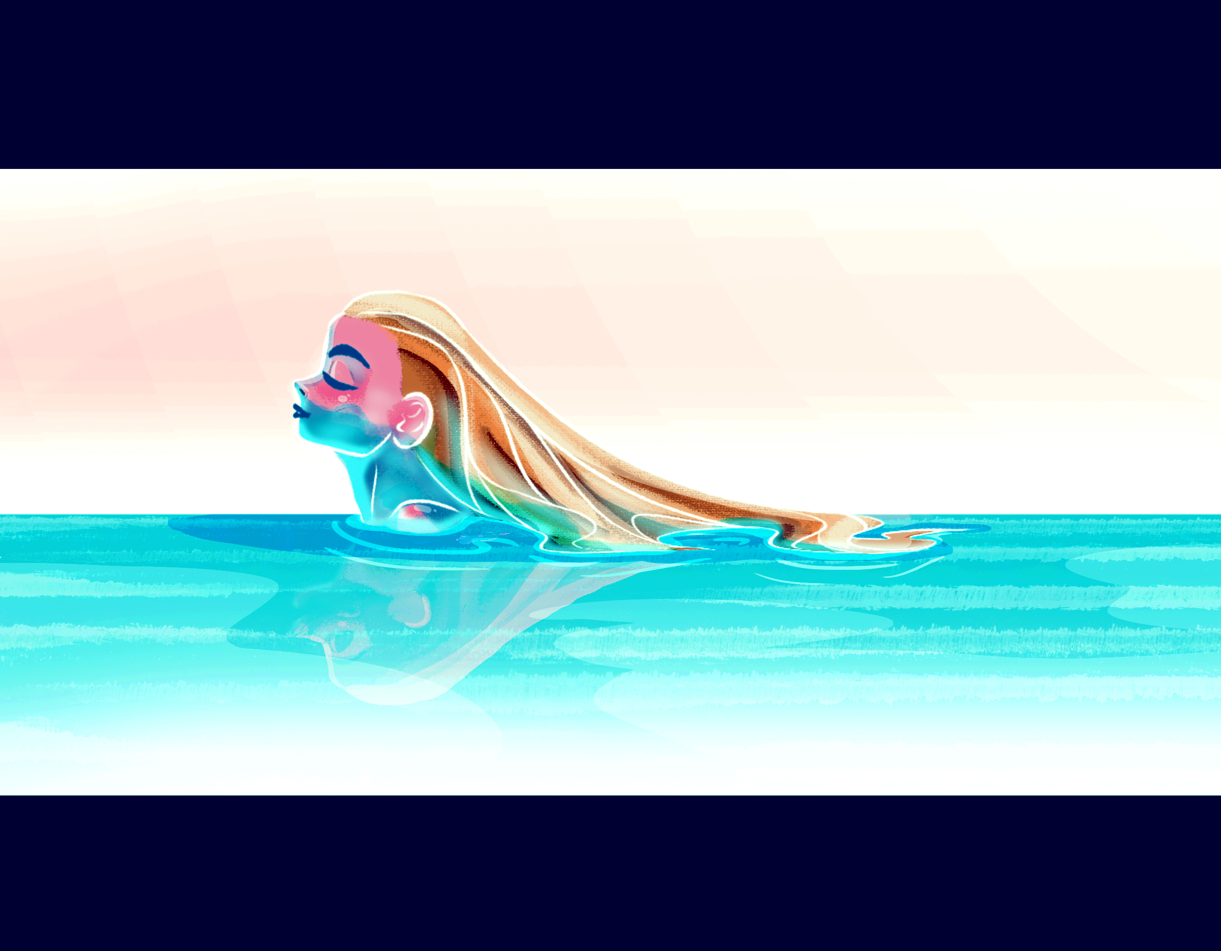 Swimming girl by Rainbowleo on DeviantArt