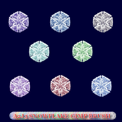 A2j3 Snowflake Gimp Gbr Brush by a2j3 on DeviantArt