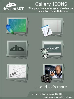 Gallery Pack deviantART by sm0kiii on DeviantArt