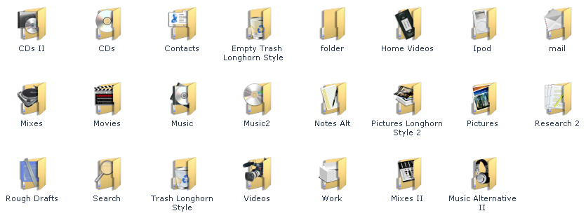 More Longhorn Style Icons by Hell0Nasty on DeviantArt