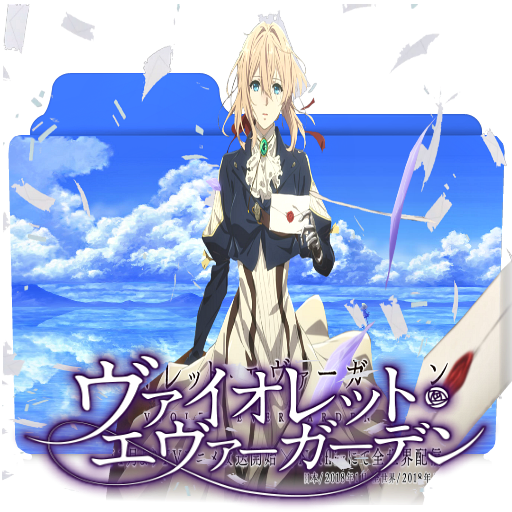 Violet Evergarden Folder Icon by bodskih on DeviantArt