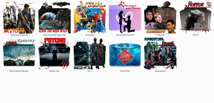 Explore the Best Movie_genre_folder_icon Art | DeviantArt