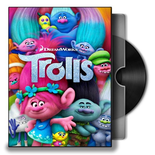 Trolls (2016) Folder Icon by bodskih on DeviantArt