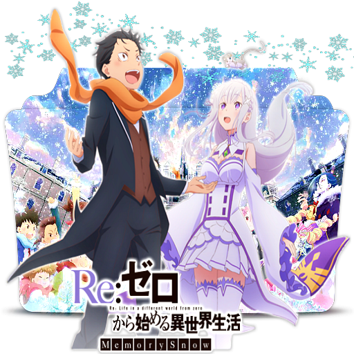 Re Zero Memory Snow Movie Folder Icon by bodskih on DeviantArt