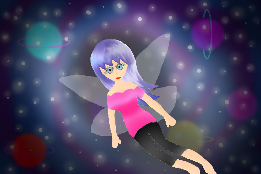 Space Fairy by doodledolphin101 on DeviantArt