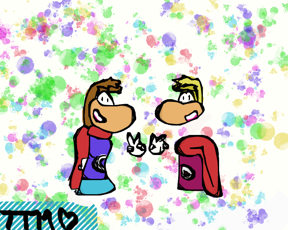 Rayla and Rayman by TheTardis11 on DeviantArt