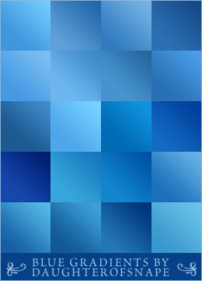 Blue Gradients by daughterofsnape on DeviantArt