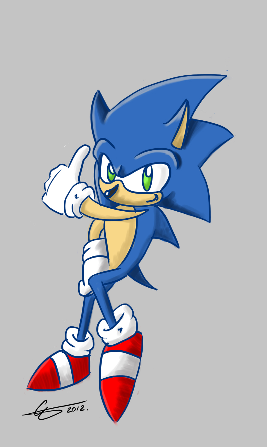 Thumbs up Sonic! by Trueblue471 on DeviantArt