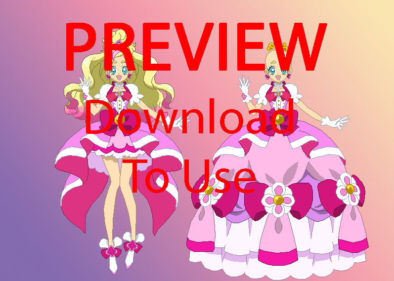 Cure Flora Design Base Pack by starlabases on DeviantArt