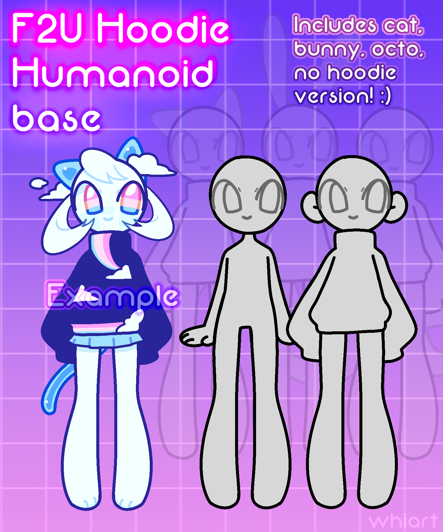 F2U Hoodie Humanoid Base by Whiart on DeviantArt