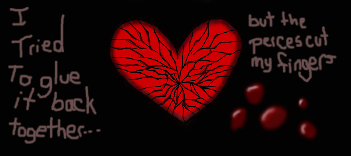 broken heart by ZombifiedJade on DeviantArt