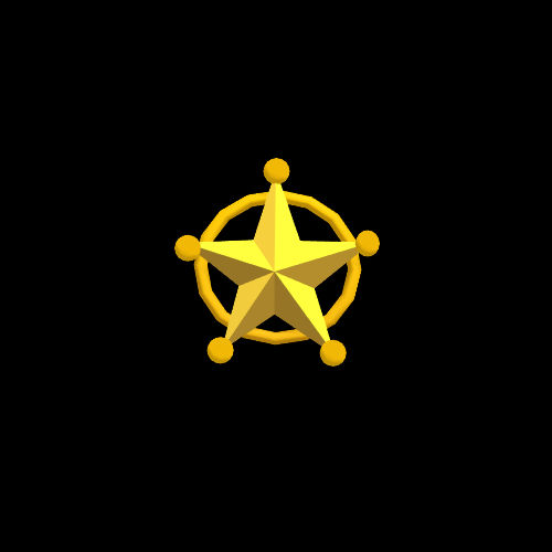 [MMD] Sheriff star by CamiSergianni on DeviantArt