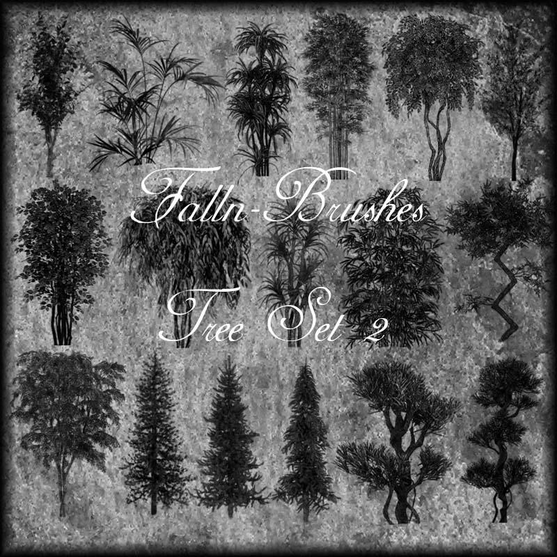 Trees Brushes Set 2 by Falln-Brushes on DeviantArt