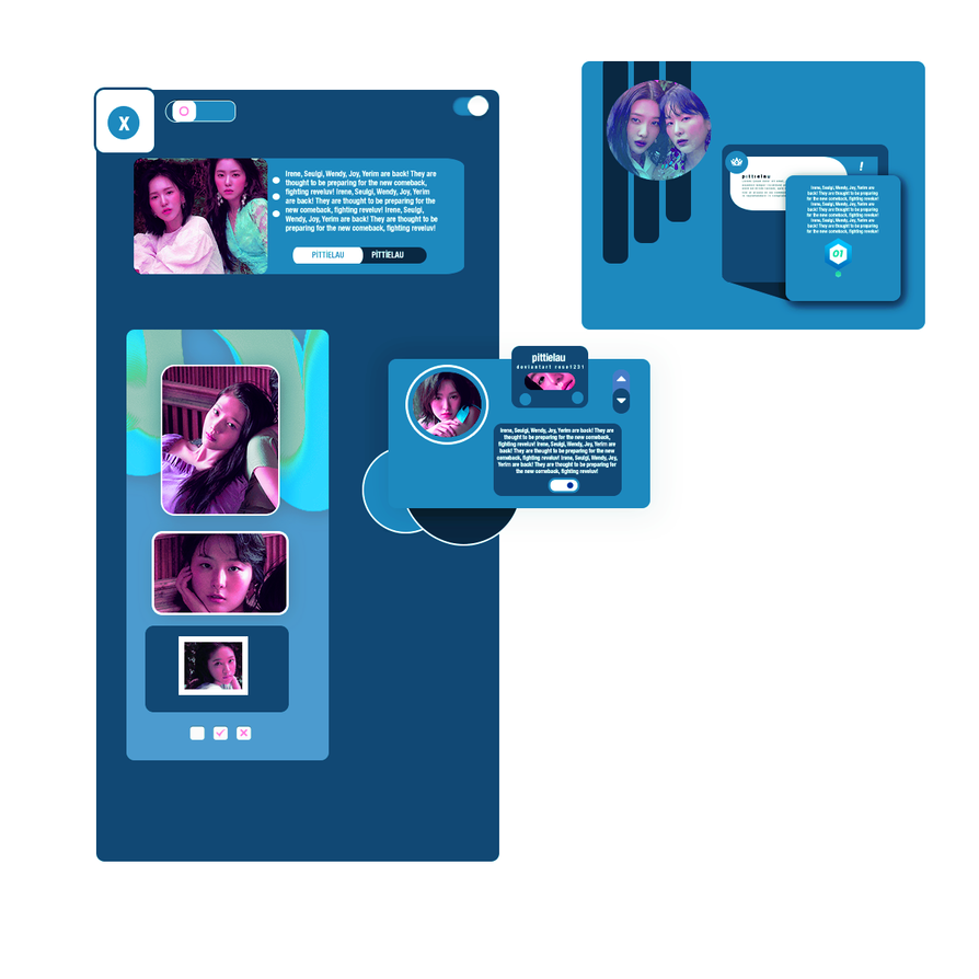 Template 005 - Red Velvet BY ROSE1231 by pittieslau on DeviantArt