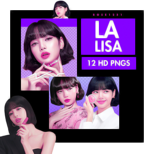Png pack 74 Lisa ( blackpink) rose1231 by pittieslau on DeviantArt