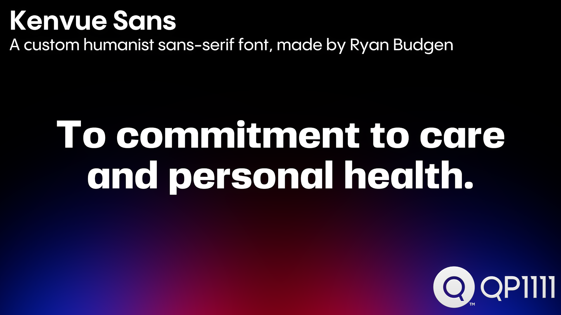 Kenvue Sans by PhillipHuynh on DeviantArt