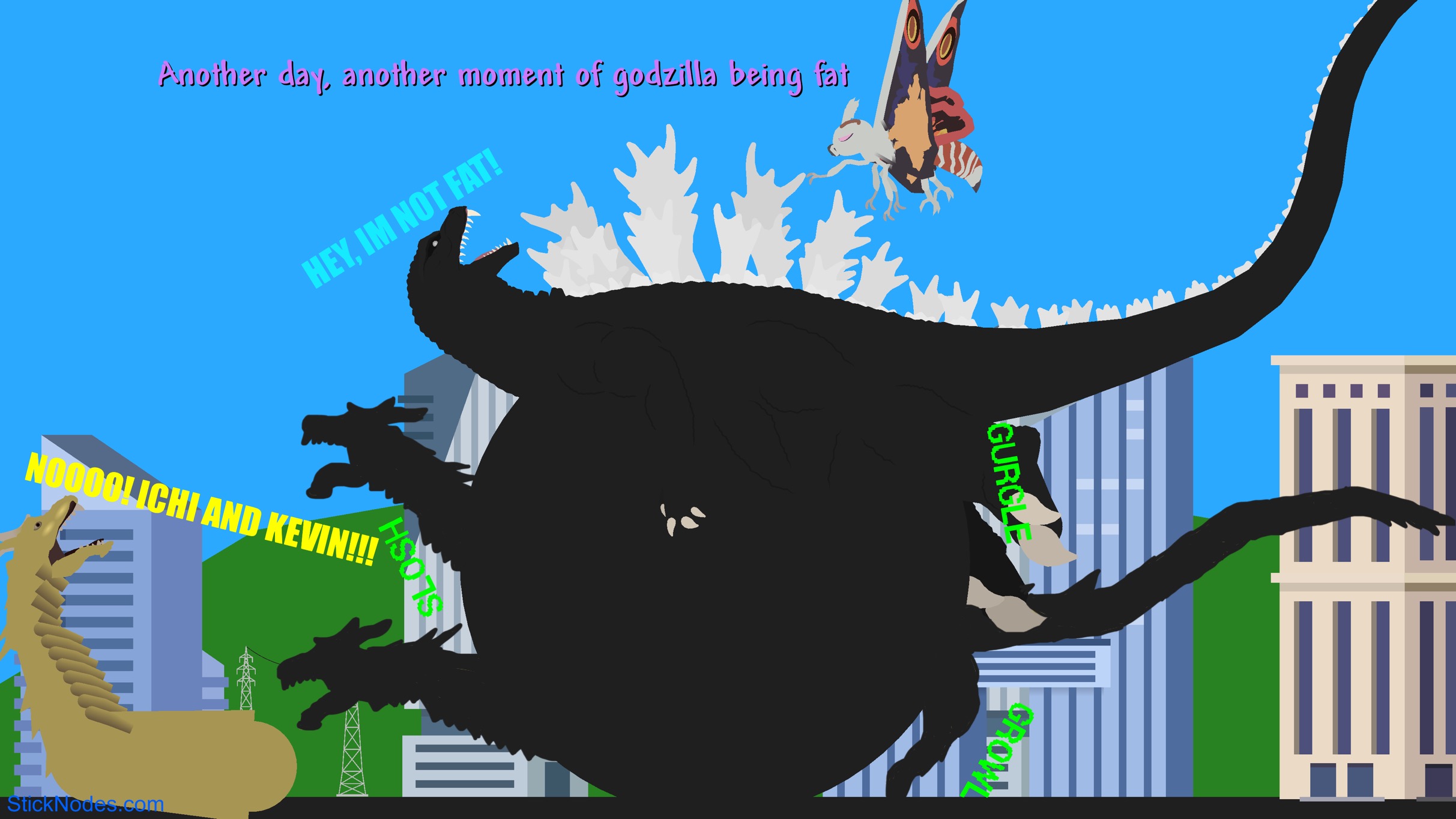 Another Day, Another Moment of Godzilla Being Fat. by Daddyshome1234566 ...