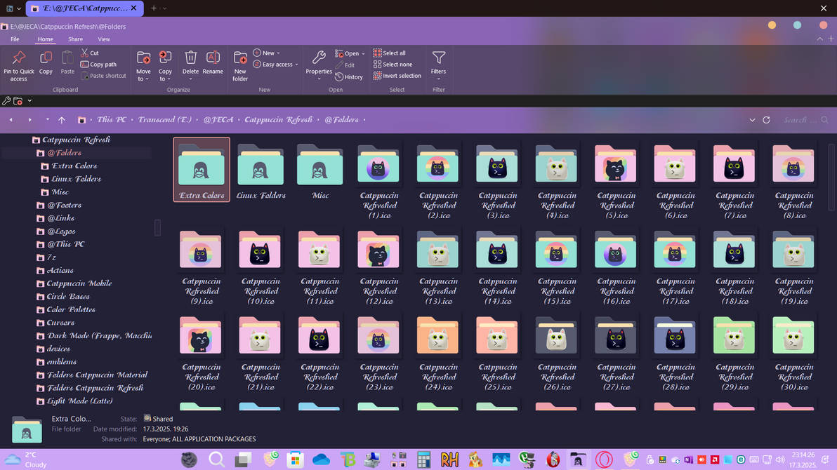 Catppuccin Refreshed Folders Pack by jelenal90 on DeviantArt