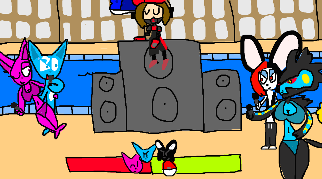 FNF Lucy and Volt Vs Bunnicula And Luxray by superja678 on DeviantArt