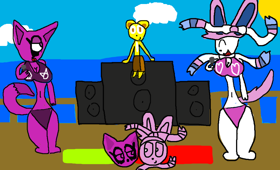 FNF Summer Goth Lucy Vs Sylveon by superja678 on DeviantArt