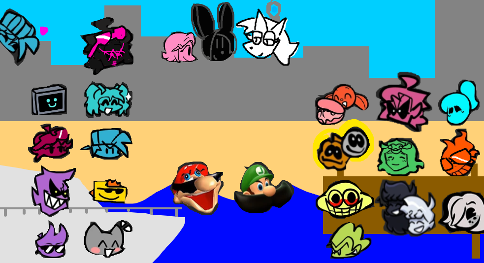 Summer Job but everyone sing it. FNF by superja678 on DeviantArt