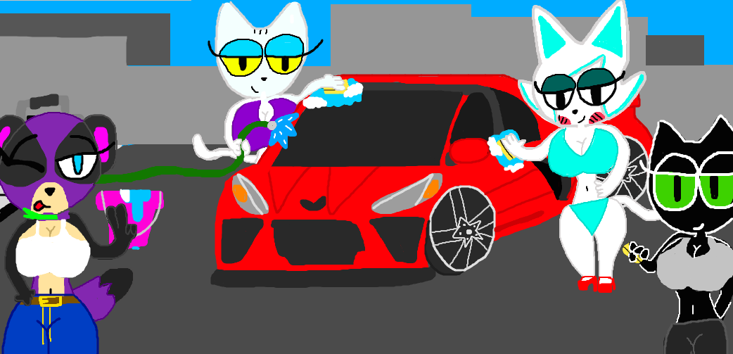 Girls Car Wash by superja678 on DeviantArt